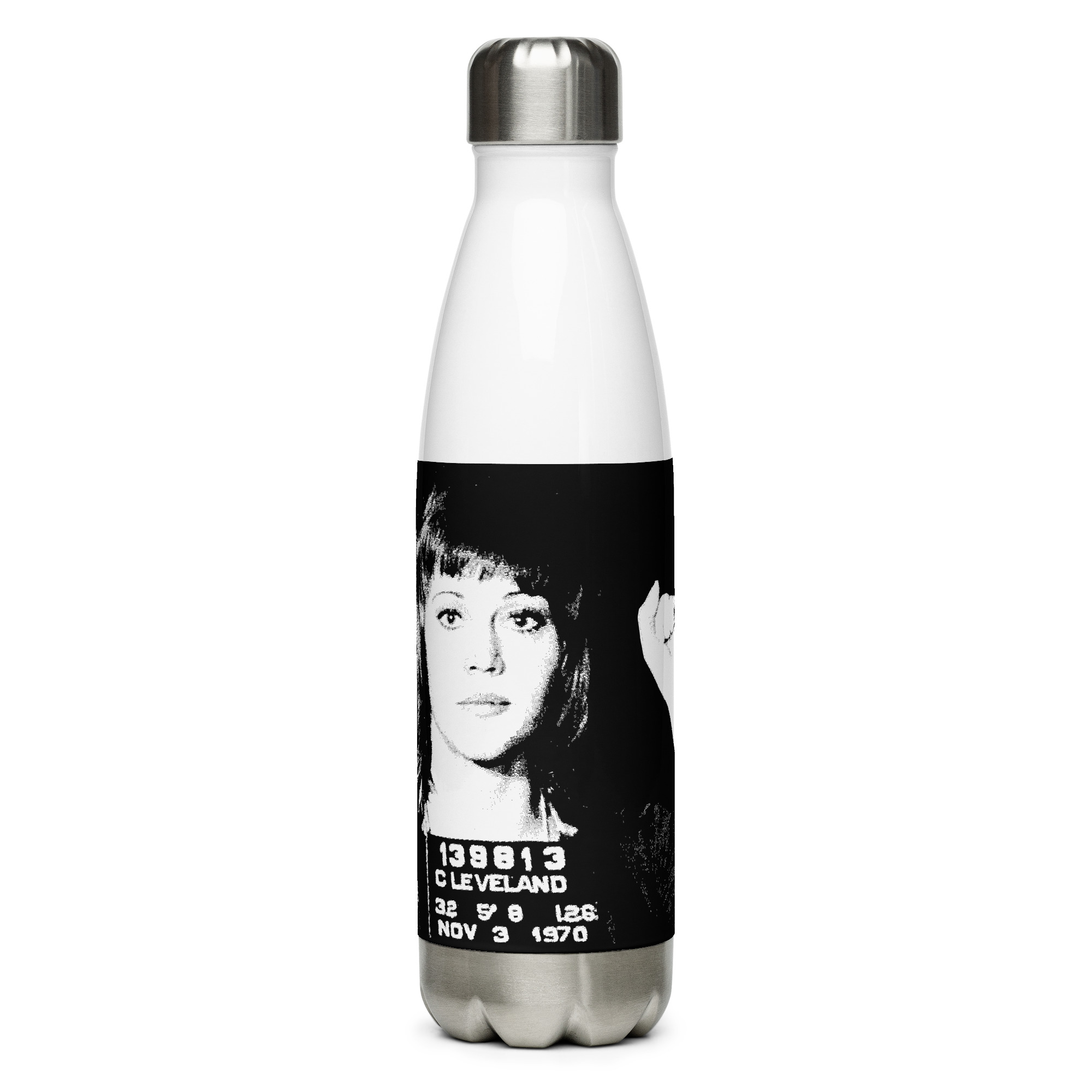 Jane Fonda Mugshot Stainless Steel Water Bottle - 17oz - Jane Fonda